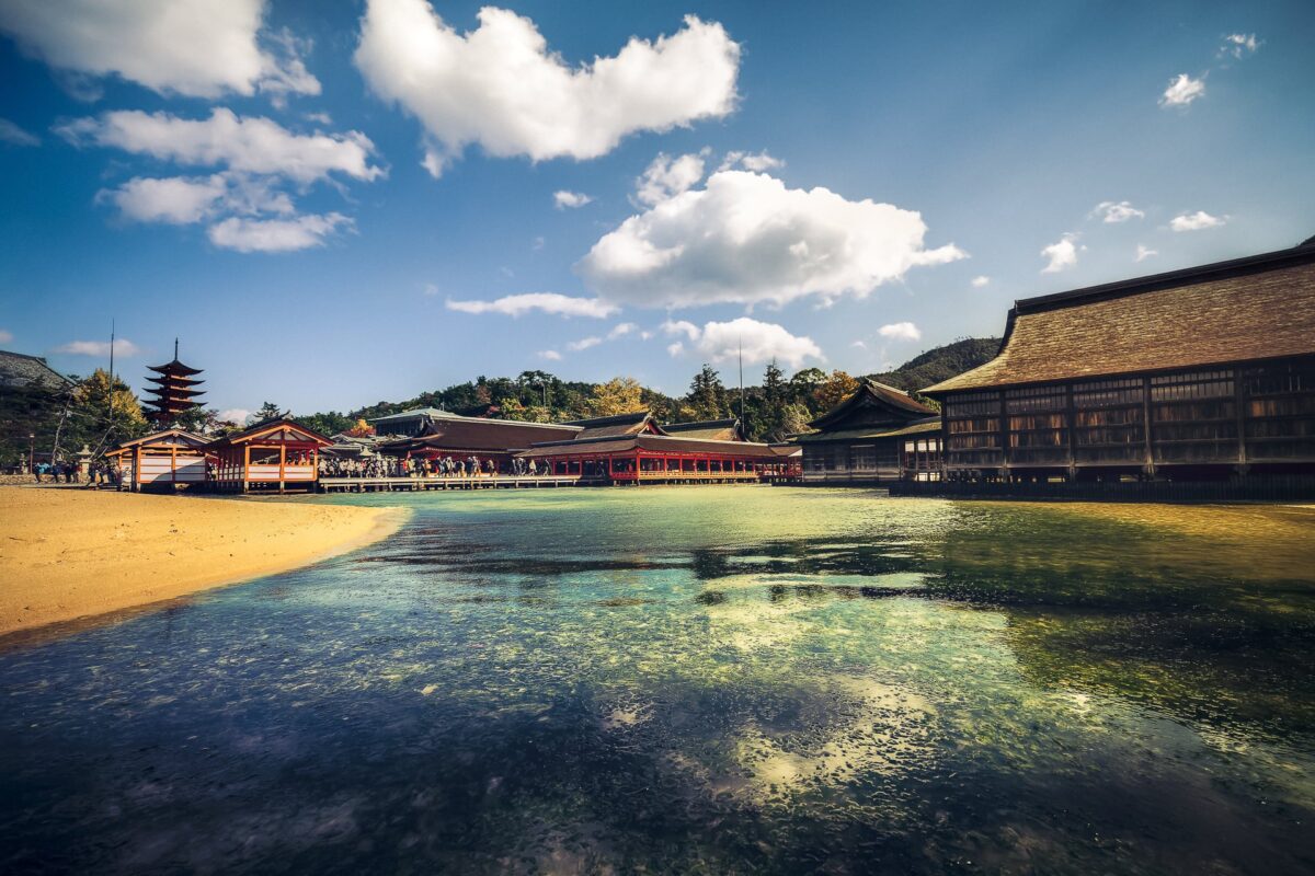 Low Tide at Miyajima Japan | Alik Griffin