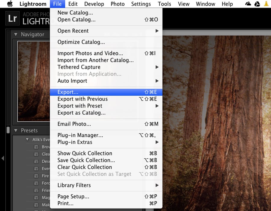 How To Export From Lightroom To Instagram | Alik Griffin